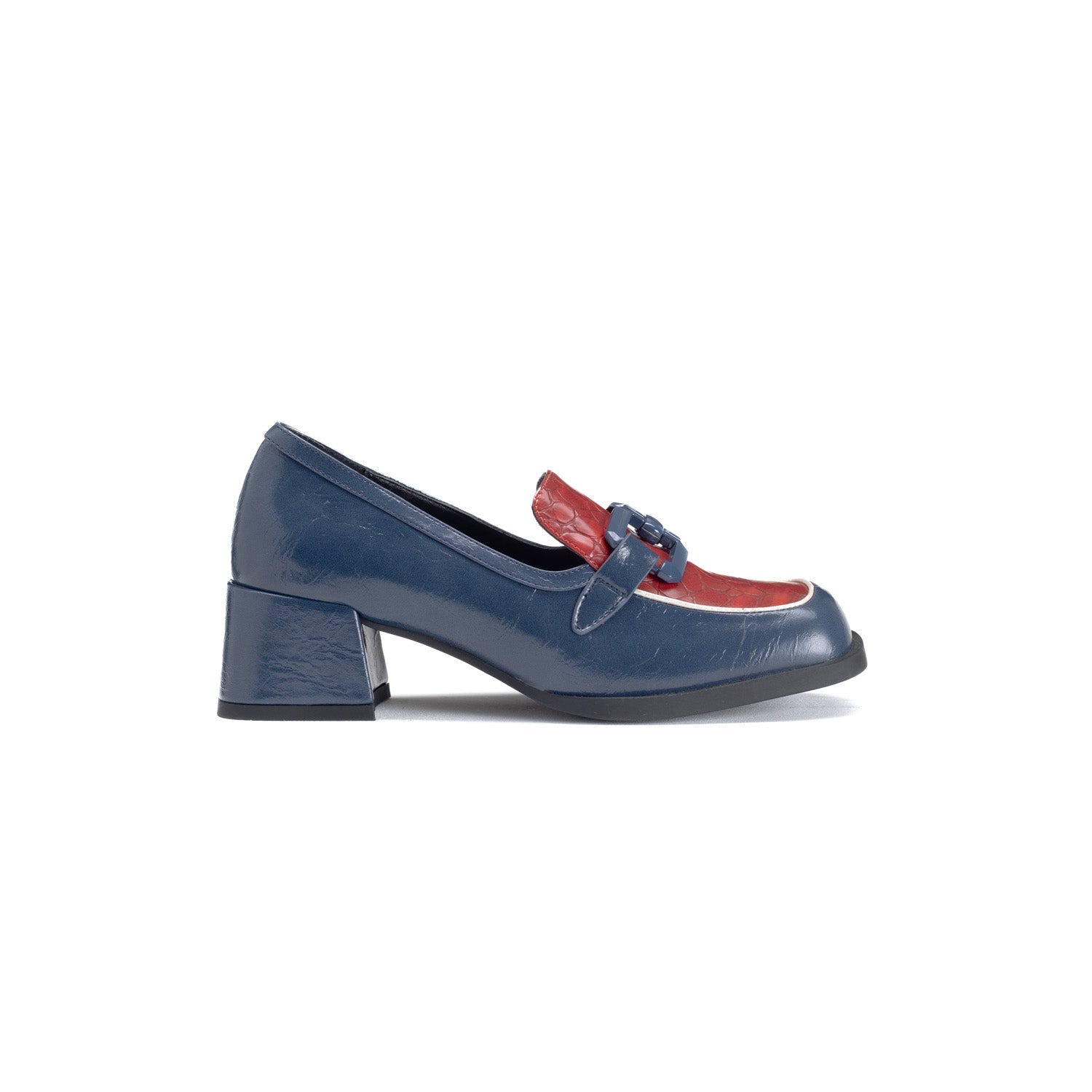Bulbul - D133 - Navy/Red – Perocili Shoes
